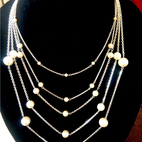 Carolee | Jewelry | New In Box Carolee Necklace Set Silver And Pearls ...